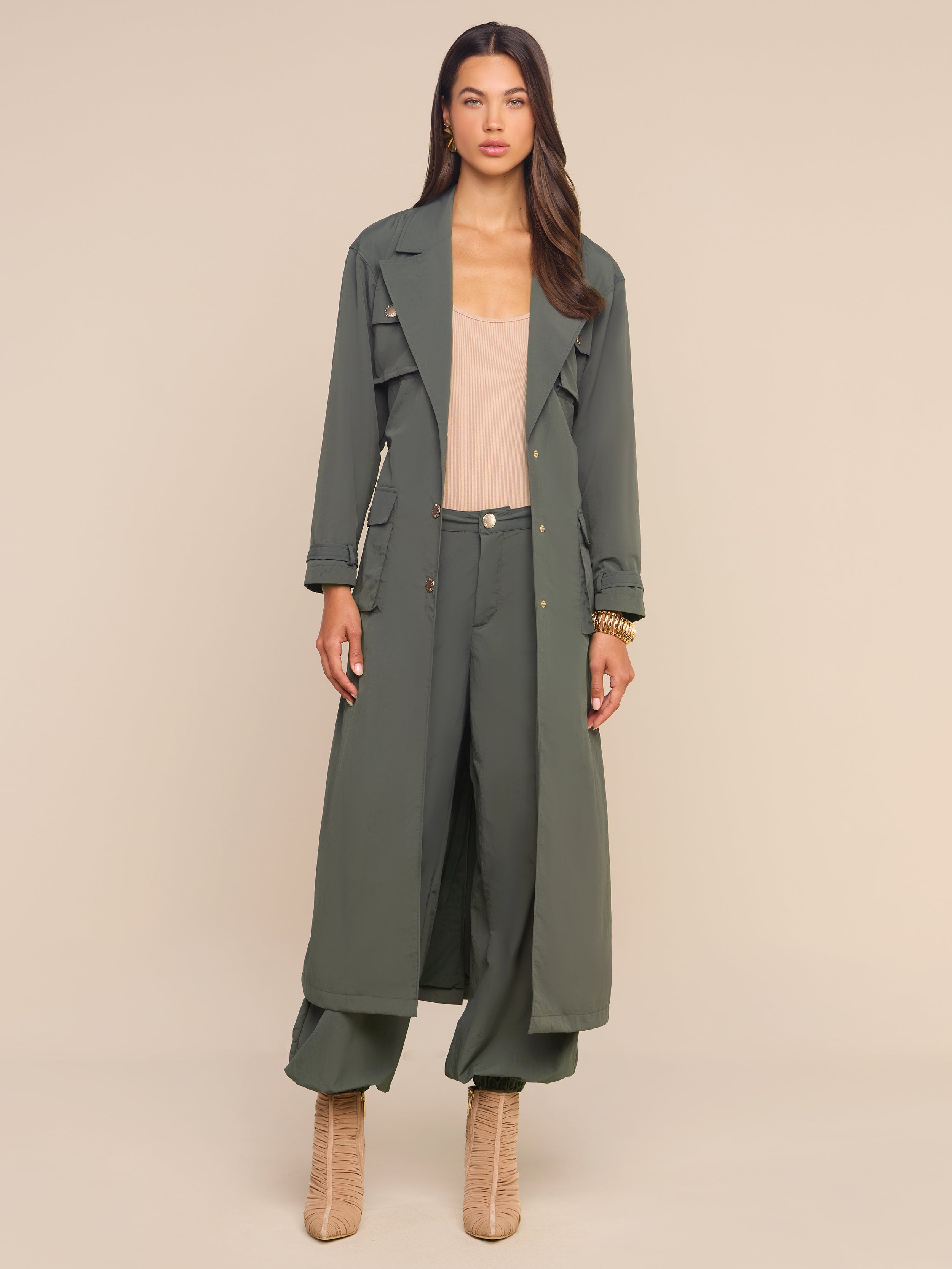 L'AGENCE L'AGENCE Axel Windbreaker Trench